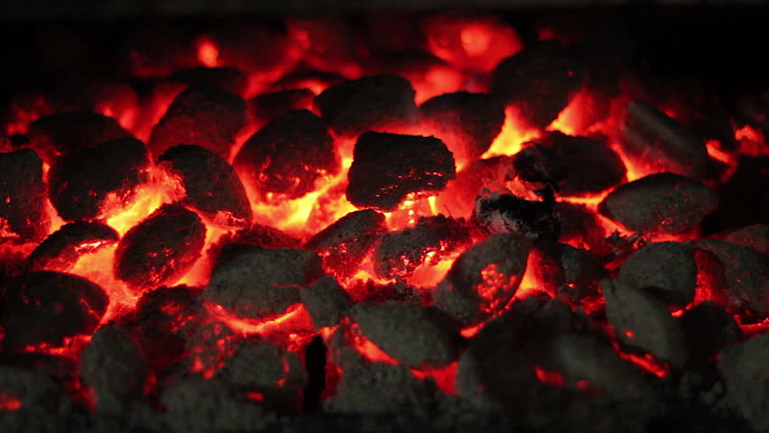 Burning Coals Stock Footage Video 1331311 - Shutterstock