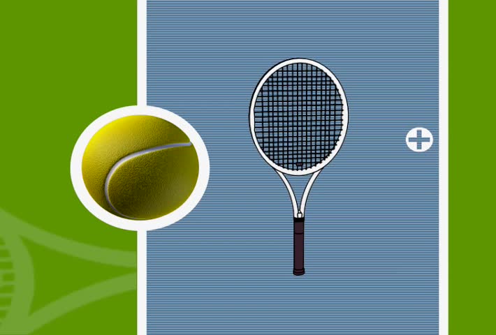 Animated Tennis Racket And Ball Stock Footage Video 1451002 - Shutterstock