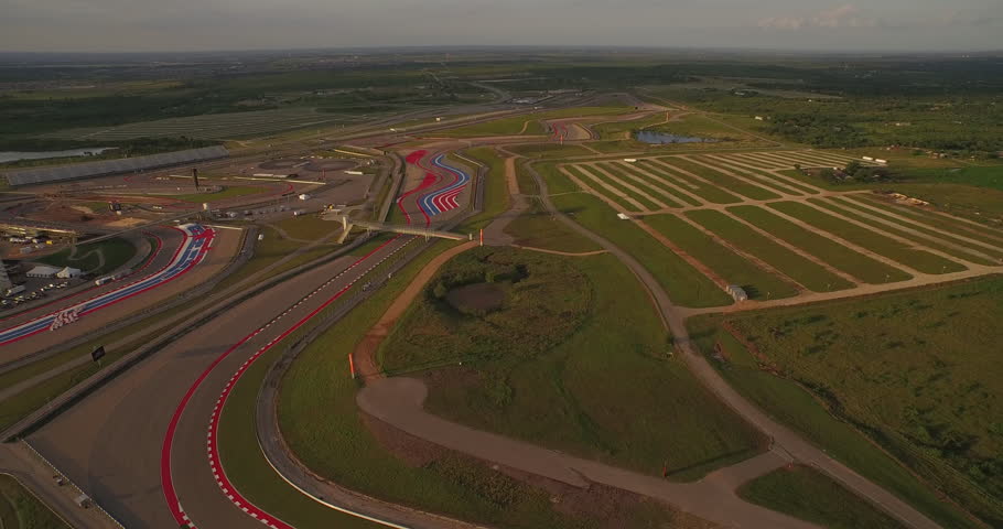 Aerial View Of The Circuit Of The Americas, Austin, Texas (July 01 ...