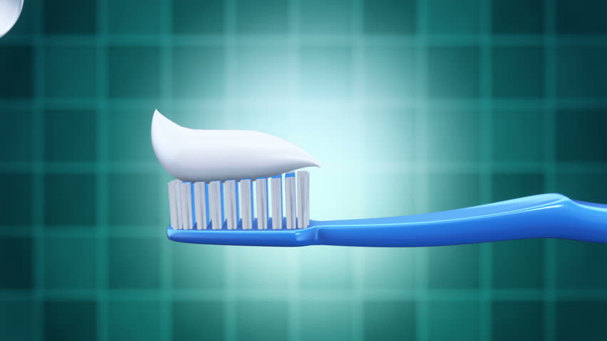 Toothpaste Squeeze Animation (HD). Rendered Animation Of A Toothpaste ...