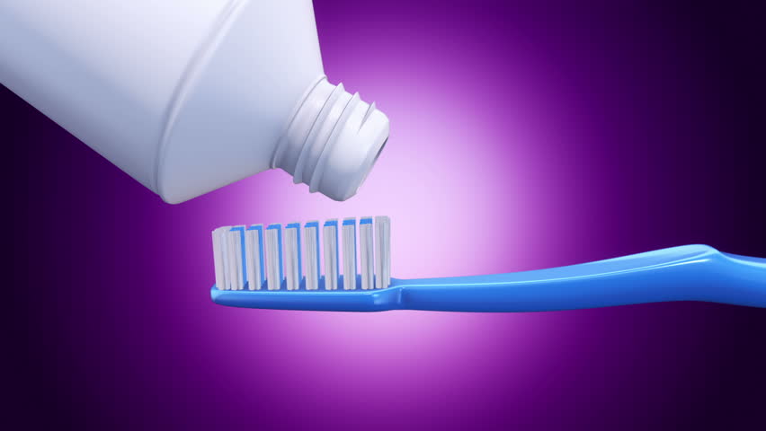 Toothpaste Squeeze Animation (HD). Rendered Animation Of A Toothpaste ...