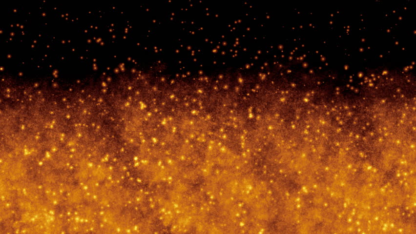 Fire Flames Smoke Particles - 1080p. Computer Generated Fire Motion ...