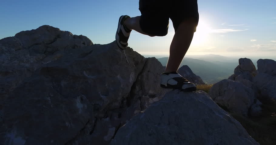 Man Falling Off Cliff Stock Footage Video 14031224 - Shutterstock