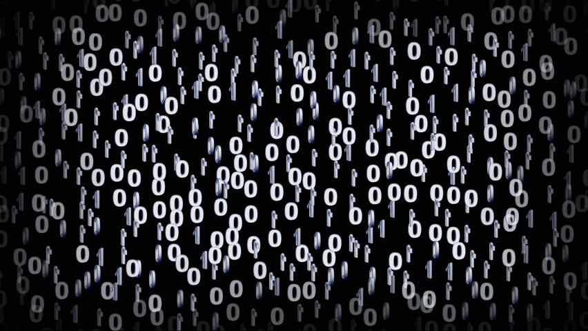 Flying Through An Intricate Matrix Of 3d Animated Digital Binary Code ...
