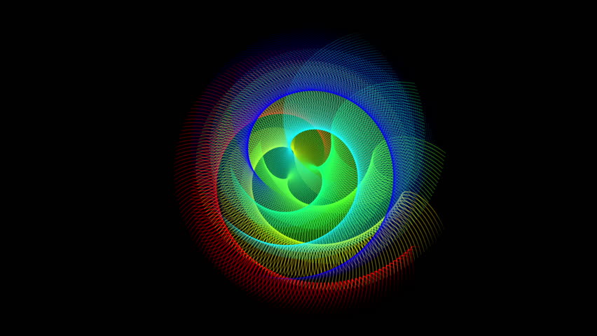 Futuristic Loop Video Animation With Moving Object Stock Footage Video ...