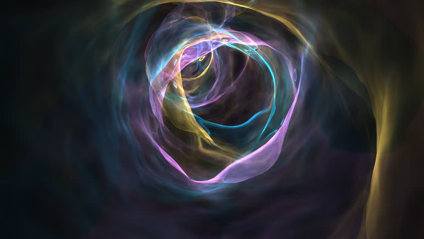 Wormhole Though Time And Space, In Rainbow Colors. Travel Though This ...