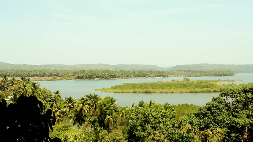 Panorama View Of Goa Nature In India Stock Footage Video 3745757 ...
