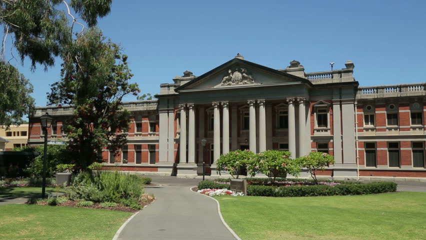 The Perth Courthouse And Supreme Court Building, Perth, Australia Stock ...