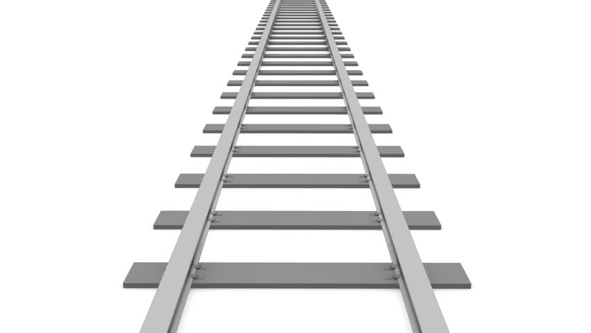 Railroad Track Animation Stock Footage Video 611473 - Shutterstock