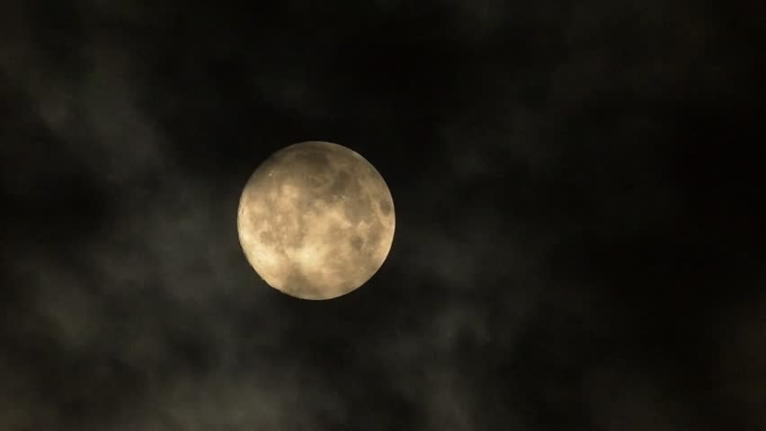 Scary Full Moon Night Clouds Cool Wallpapers: Scary Full Moon