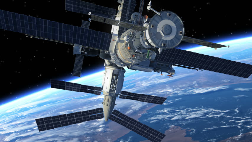 Space Station. 3D Animation. Stock Footage Video 7143592 - Shutterstock