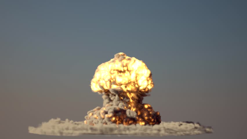 3d Nuke Explosion With Alpha Channel Stock Footage Video 933757 ...