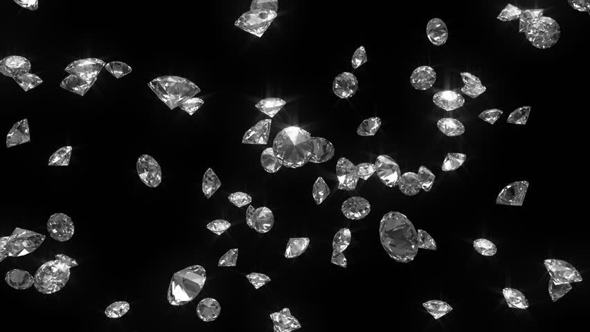 Falling Diamonds 02 - Looped Cg Animation Stock Footage Video 718270 ...