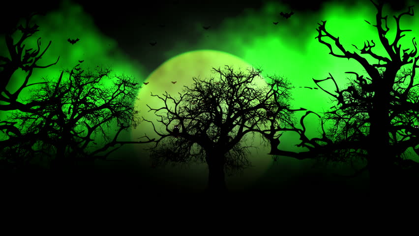 Animated Stylish Background Useful For Halloween,spooky, Scary, Haunted ...