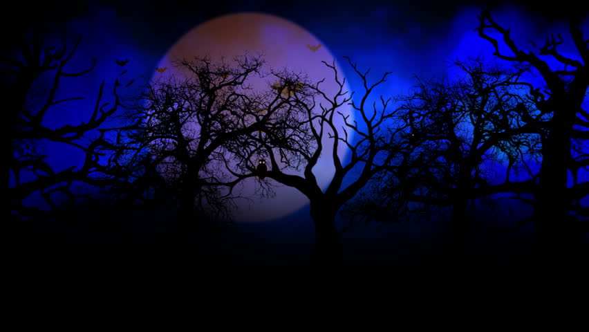 Scary Blue Moon Backgrounds