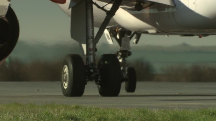 Jet Engine Heat Haze Of An Airplane On A Summer Day Stock Footage Video ...