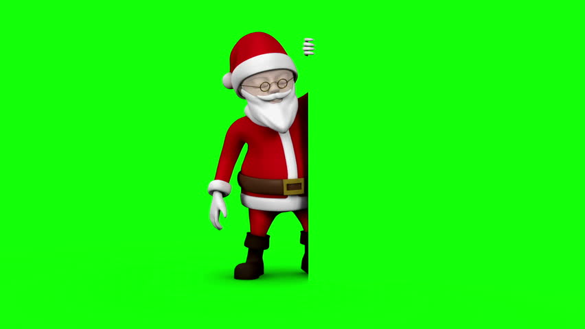 Funny Santa Claus. Green Screen Stock Footage Video 6426560 - Shutterstock