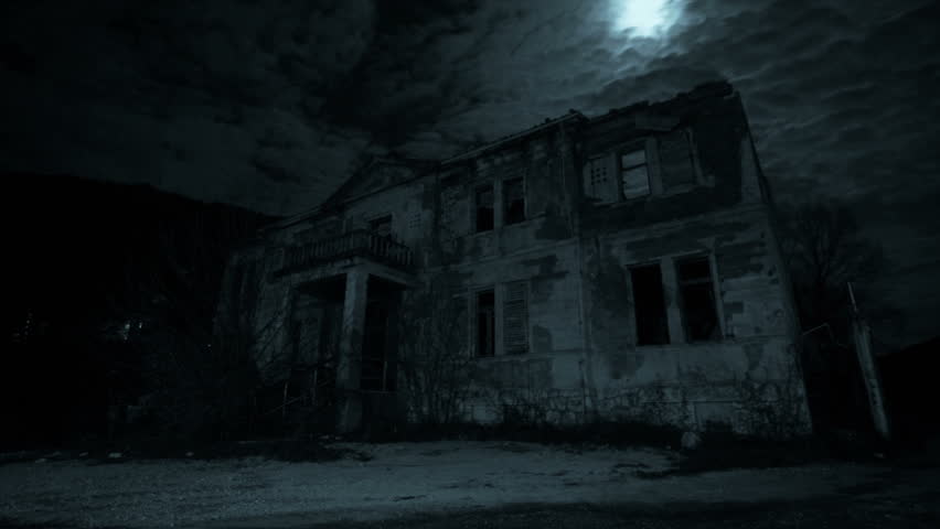 Abandoned House At Night Stock Footage Video 8146501 - Shutterstock