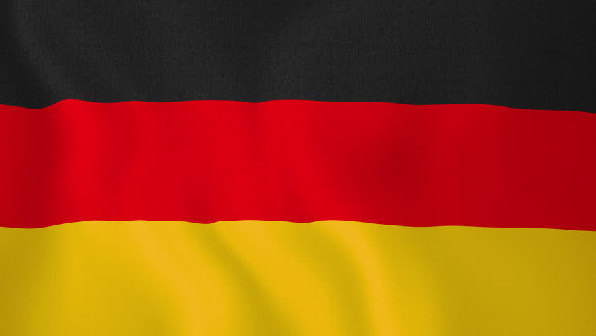 Flag Of Germany [loopable] German Flag Waving In The Wind. Seamless ...