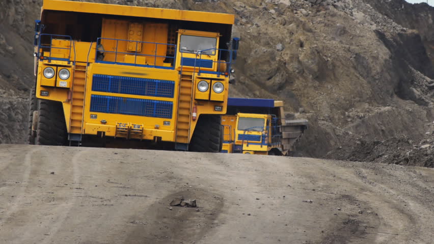 Off-road Dump Truck In The Open Pit Mine Stock Footage Video 830704 ...