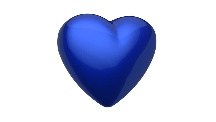 Blue Rotating Hearts Stock Footage Video 1540885 - Shutterstock