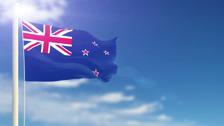 New Zealand Flag Stock Footage Video - Shutterstock